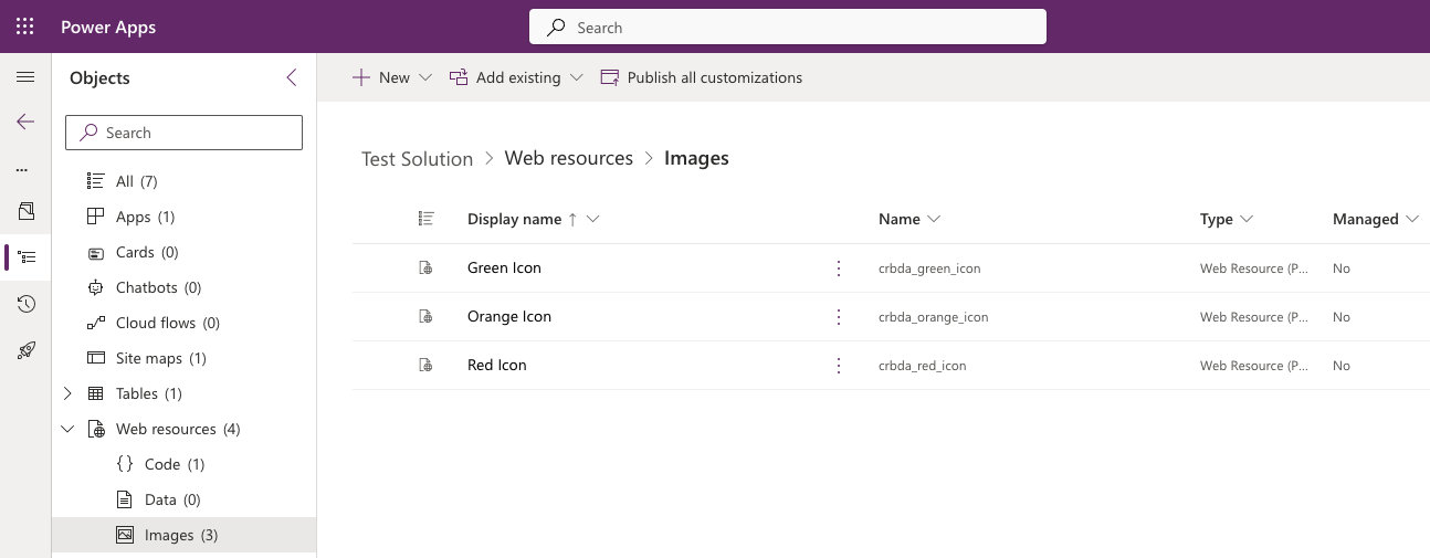 Add custom icons to a view in Model-Driven app - Sedat Tum